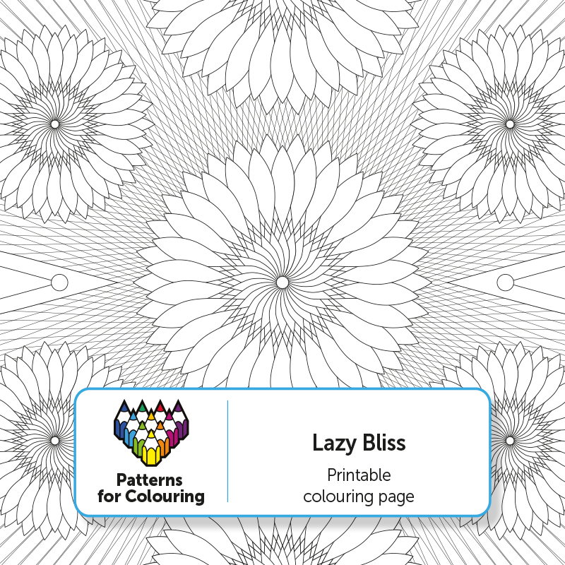 Lazy Bliss - Patterns for Colouring